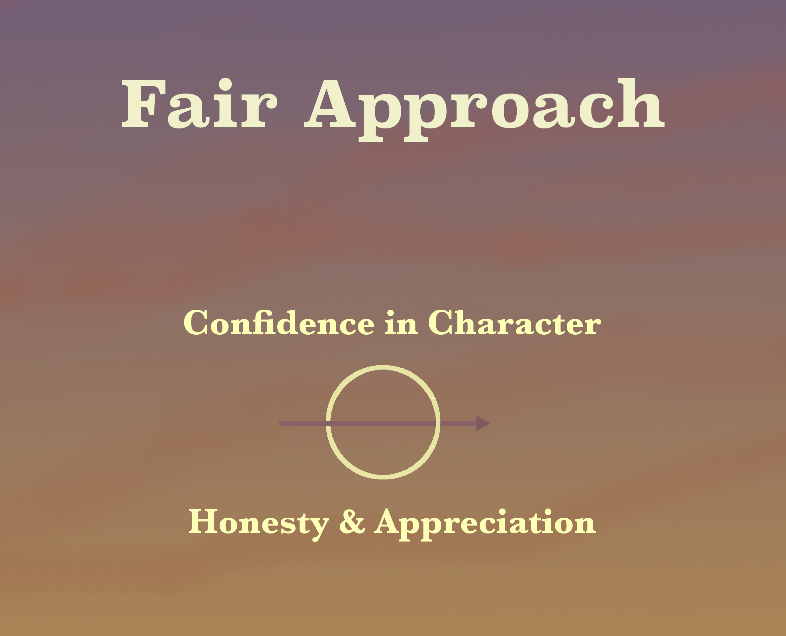 Fair Approach – Pathway Back